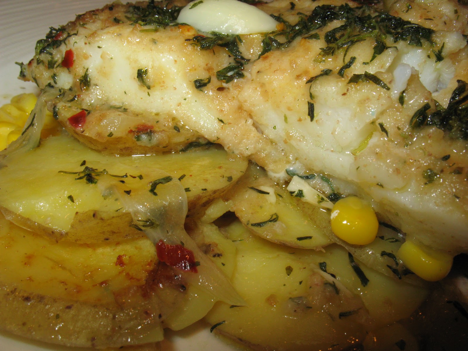 Anna's Table: Cod and Potato Oreganata
