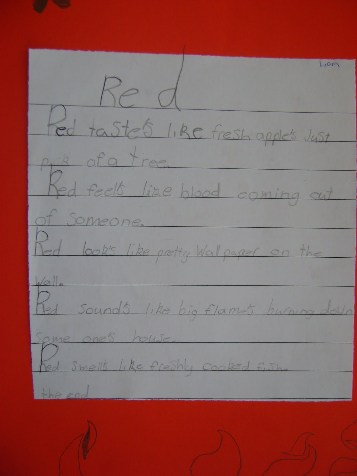 Room 6 at Freeville: Colour Poems