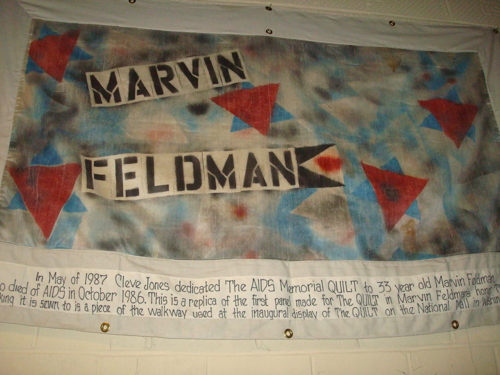 The AIDS Quilt Online | MetaFilter