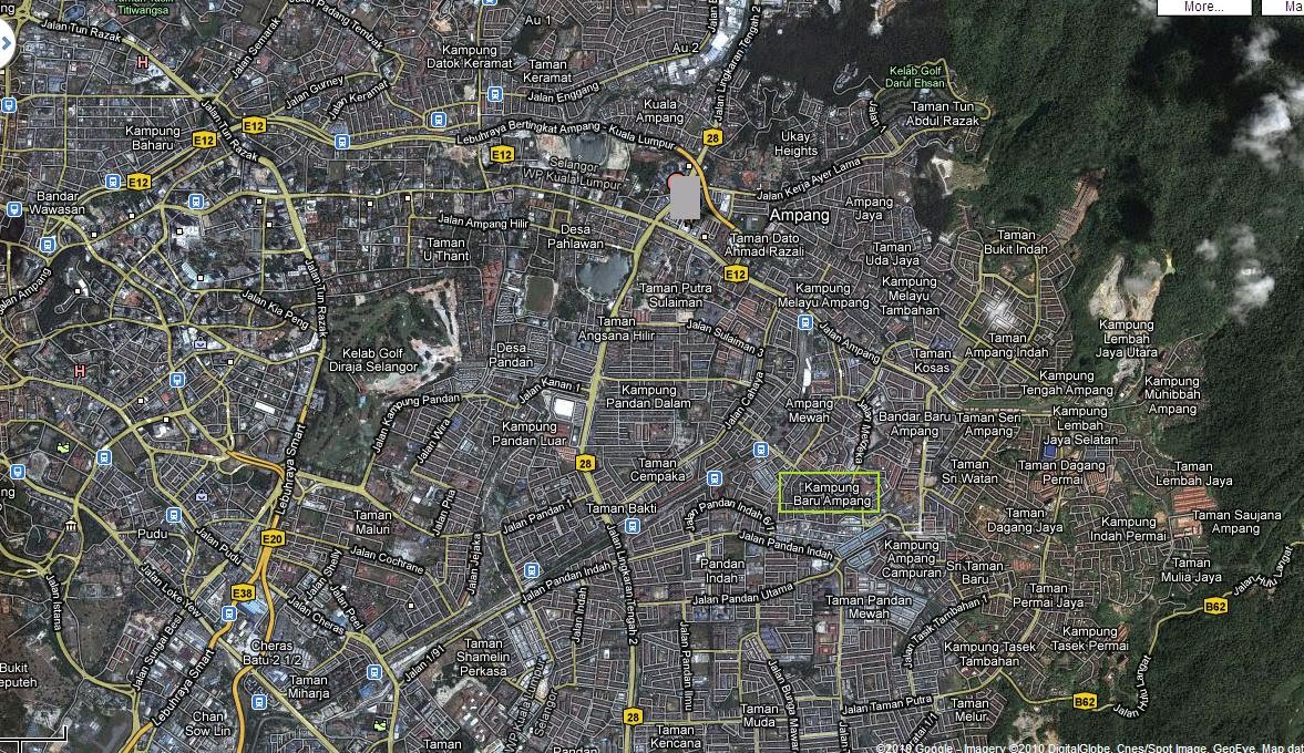 Kuala Lumpur: map ampang