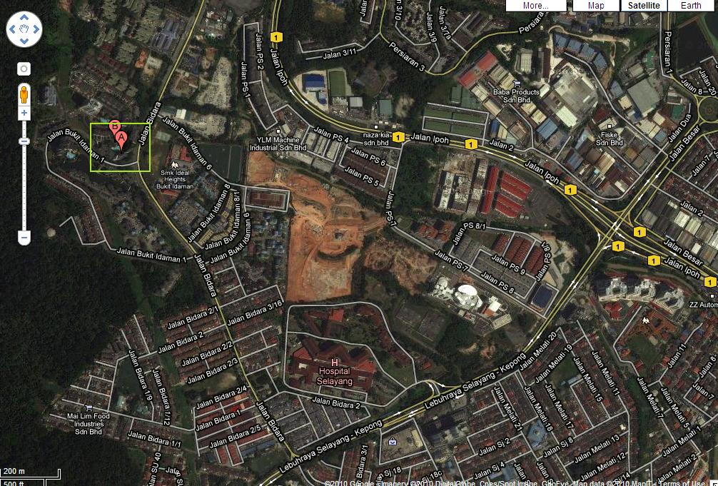Kuala Lumpur: map selayang