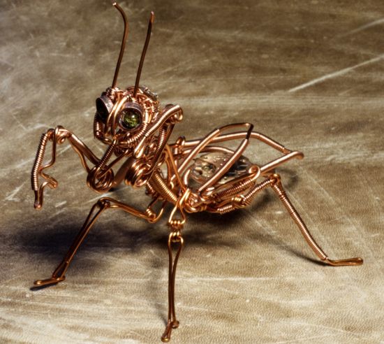 Awesome Steampunk Insect Made From Bunch of Wires ~ CRAZY PICS