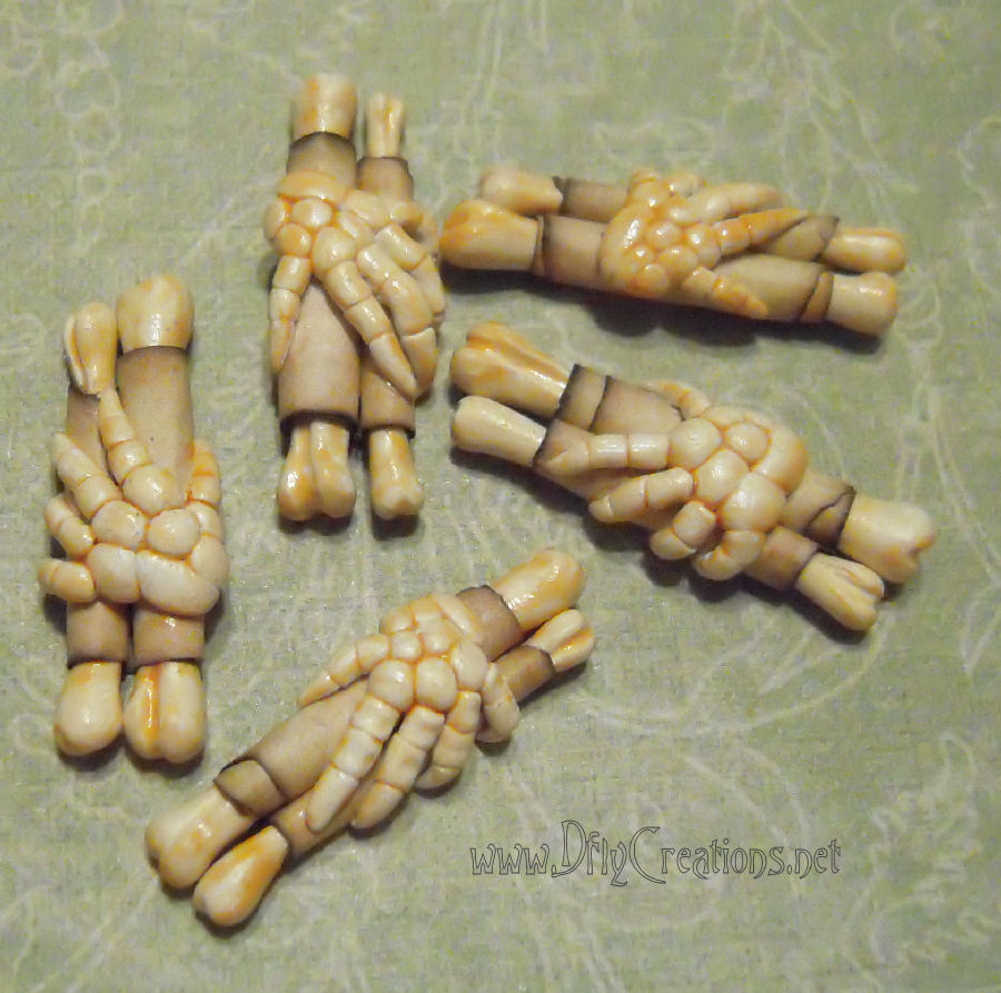 Dollhouse Mini's by Dfly Creations: Bone Scrolls on Etsy!