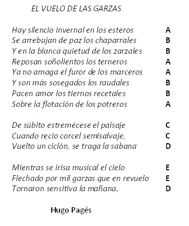 Las letras que queremos hoy: LA VERSIFICACIÓN