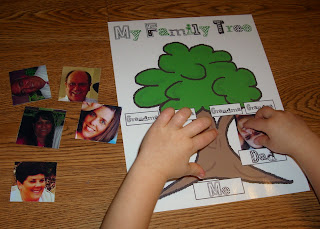 Teaching Kids About Grandparents-Family Tree File Folder Game & Family ...