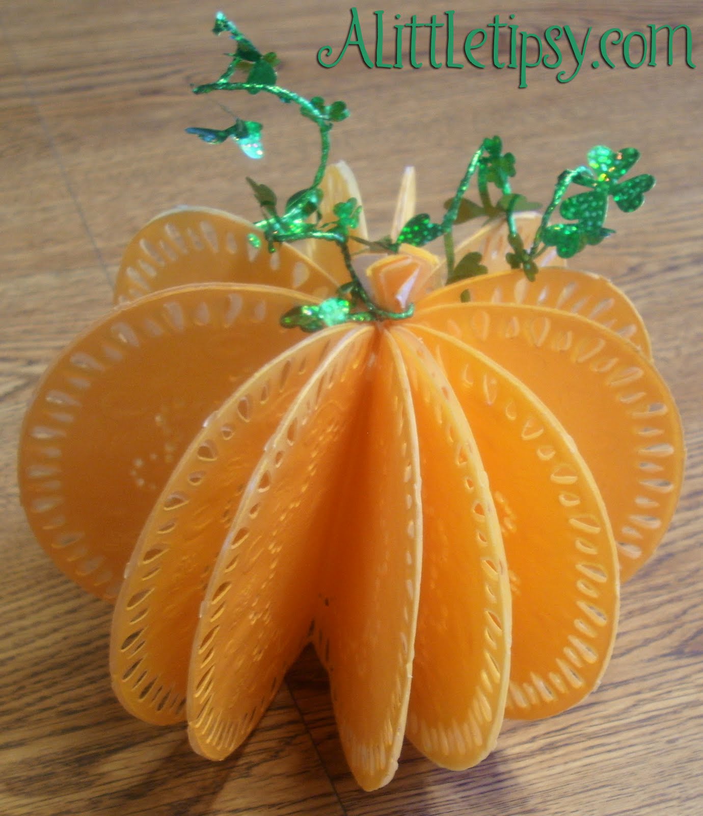 Paper Pumpkins - A Little Tipsy