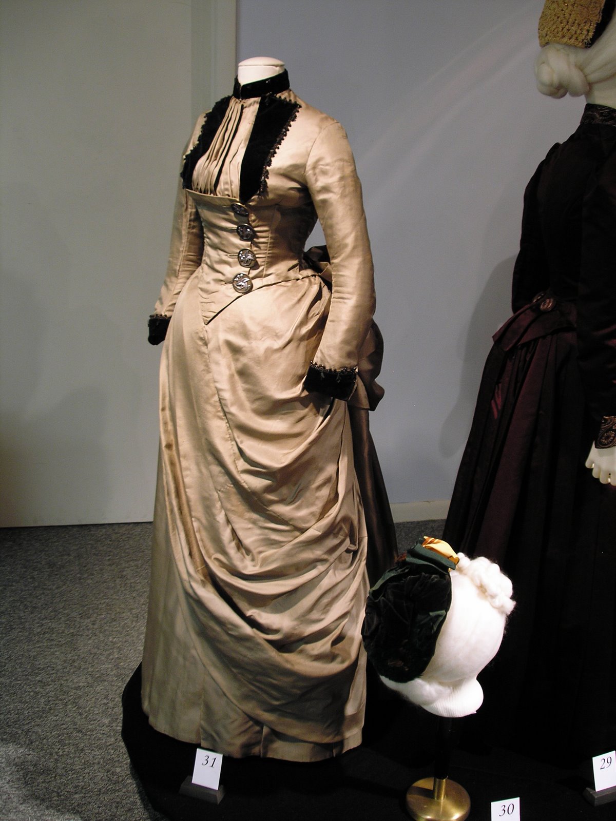 Couture Historique: Silk Faille Dress c1887-89