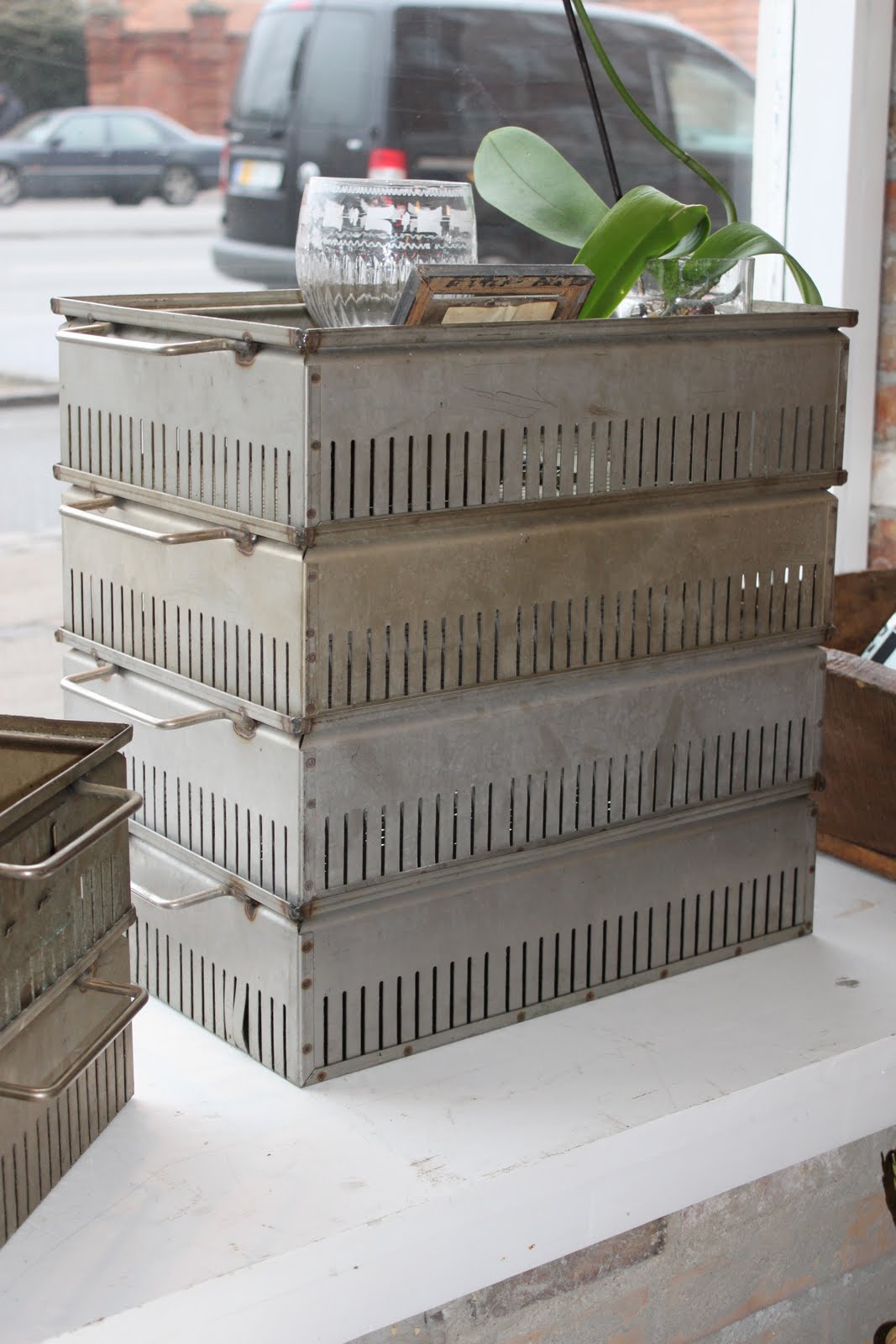 Bolig & Brocante: Metal kasser 4107