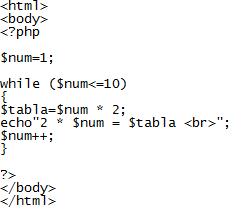 EJERCICIOS PHP CON WHILE ~ CALIDAD DEL SOFTWARE