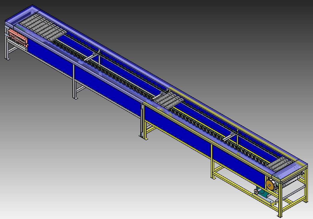 MECHALIGENCE DESIGN: slat conveyor