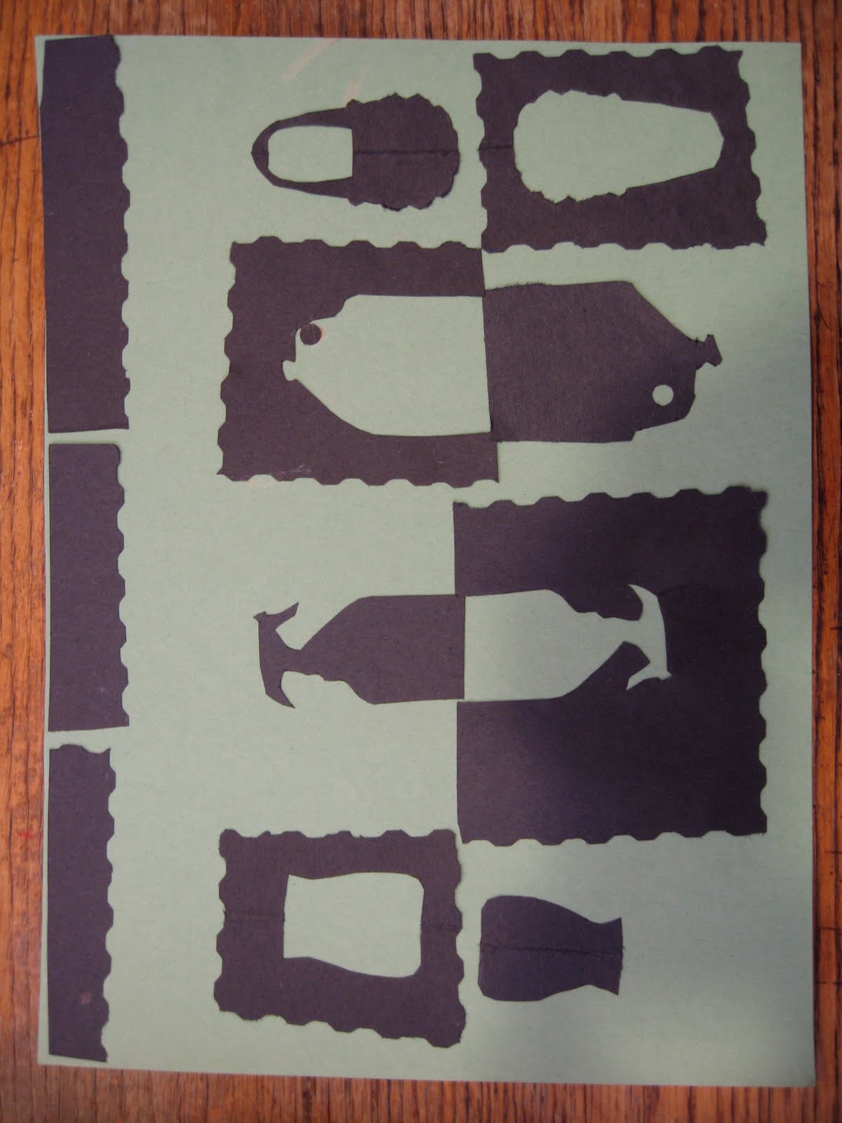 Color, collage, and much more: Positive/Negative Still Life Collage