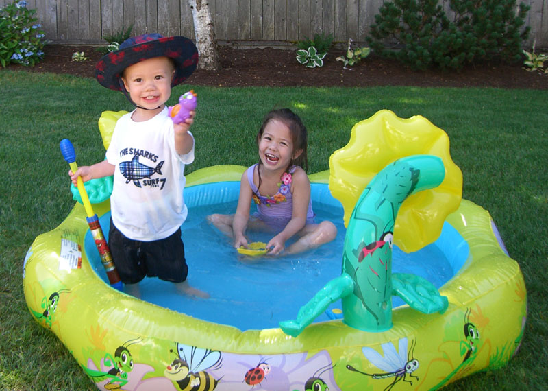 Poo-poo-pool time | According to Chip and Bobo