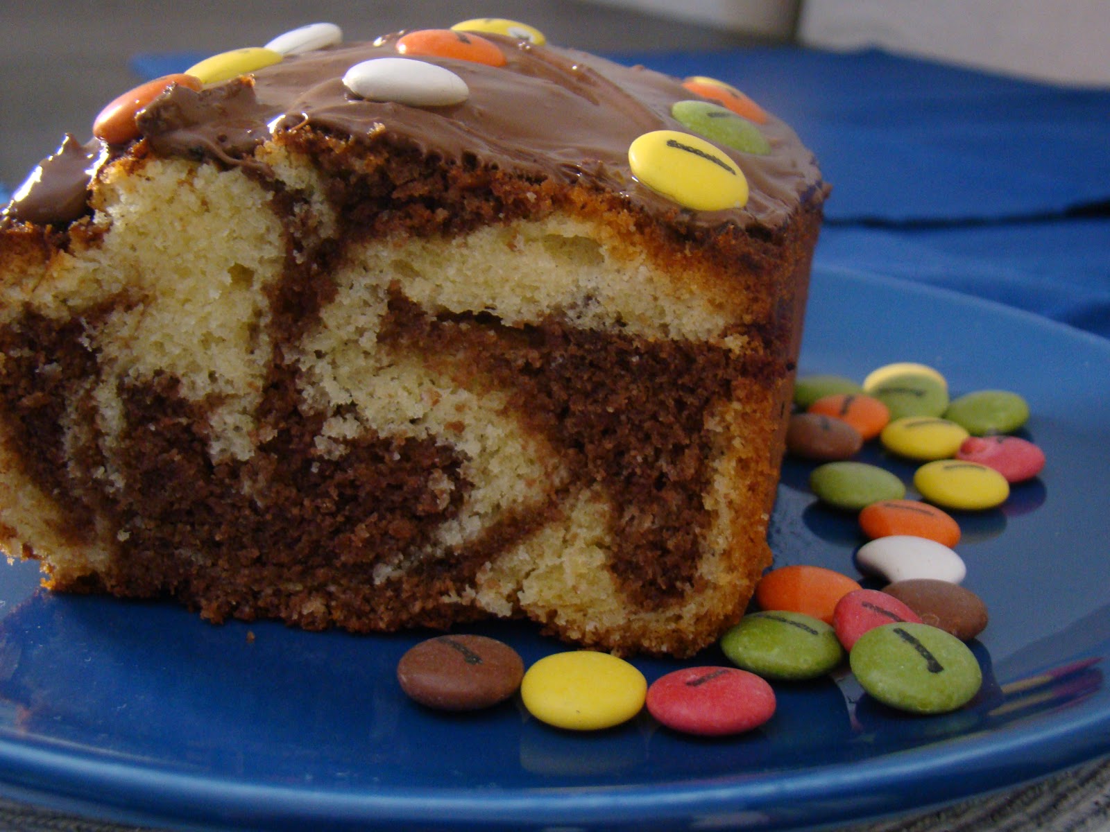 La cocina de Miss Cherry: NUTELLA MÁRMOL CAKE