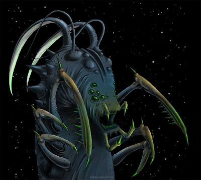 Andrea Susini works: Winged Rotworm concept