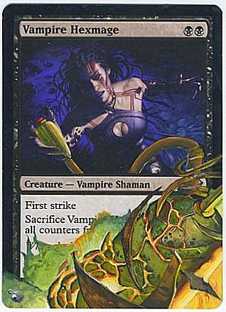 mtg altered art XyA: Vampire Hexmage 3ª del Playset