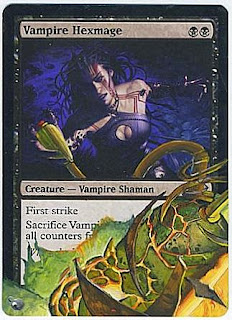 mtg altered art XyA: Vampire Hexmage 3ª del Playset