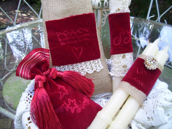 The Polka Dot Closet: Embossed Velvet Gifts