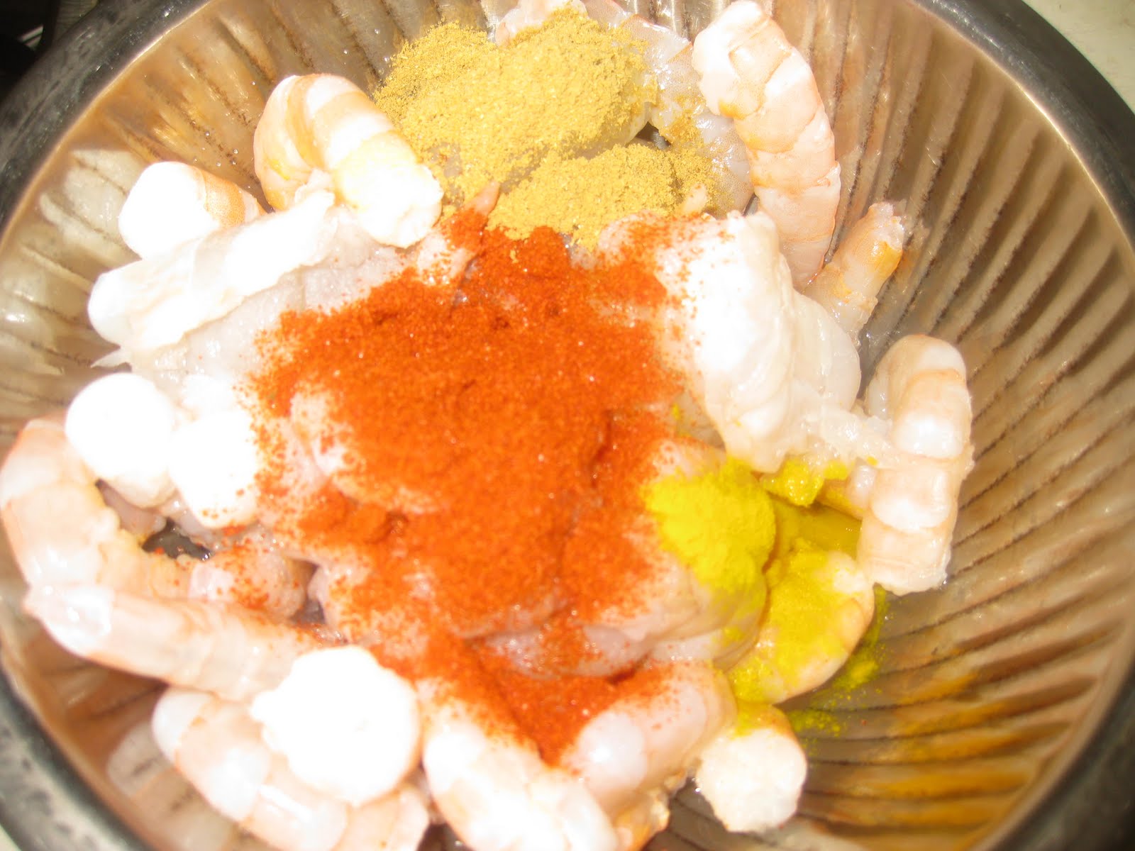 Divya's Recipes: Royyalu Kora (Shrimp Curry )