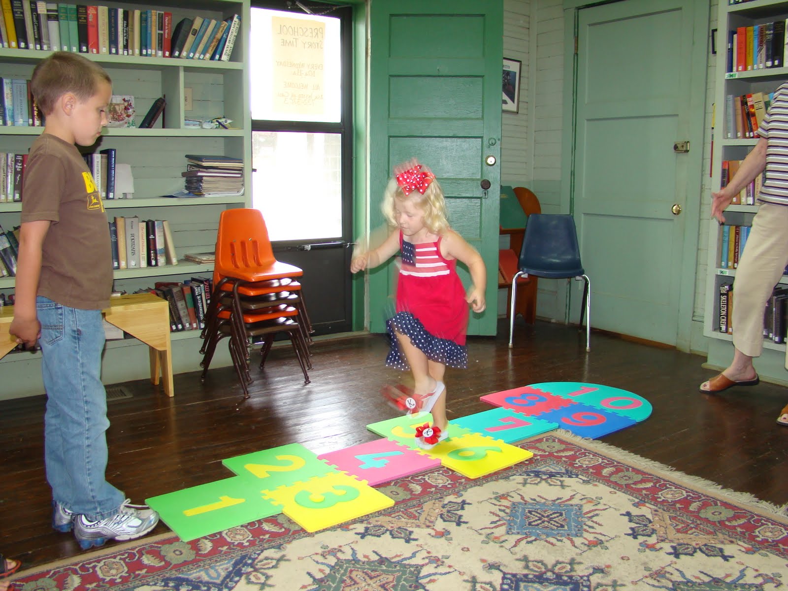 Our Little family: Hopscotch and Hula-hoop