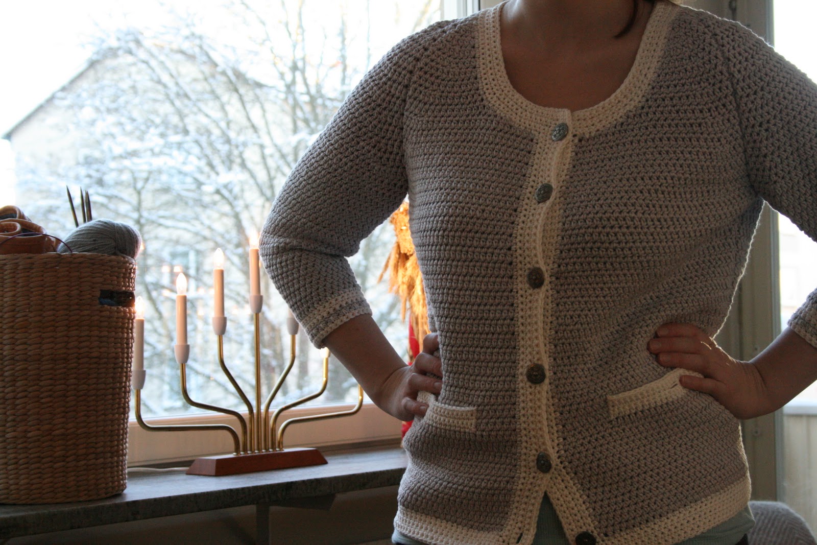 Sisters in Yarn: Virkad kofta