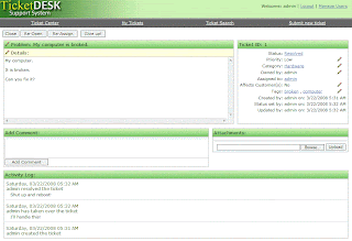Reddnet Scribbles: TicketDesk - Open Source Help Desk Issue Tracker