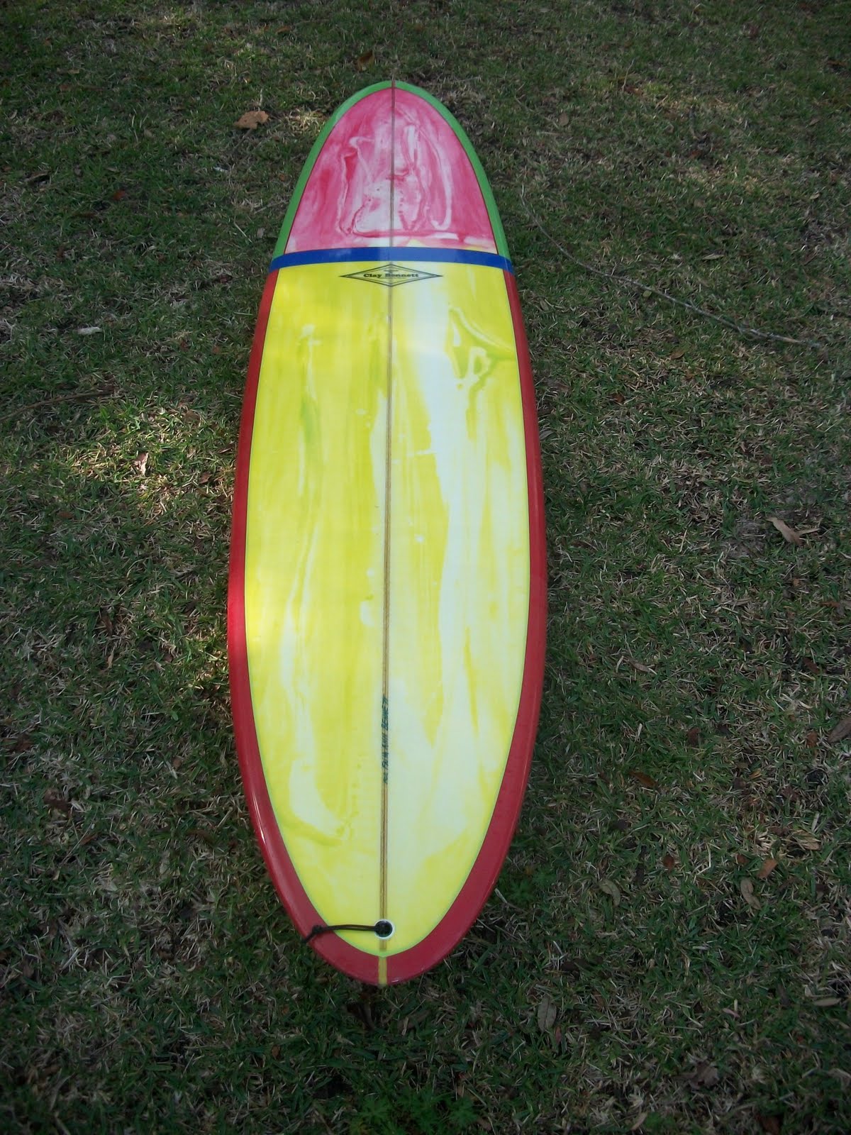 clay bennett handmade surfboards: Quad Egg on Halloween