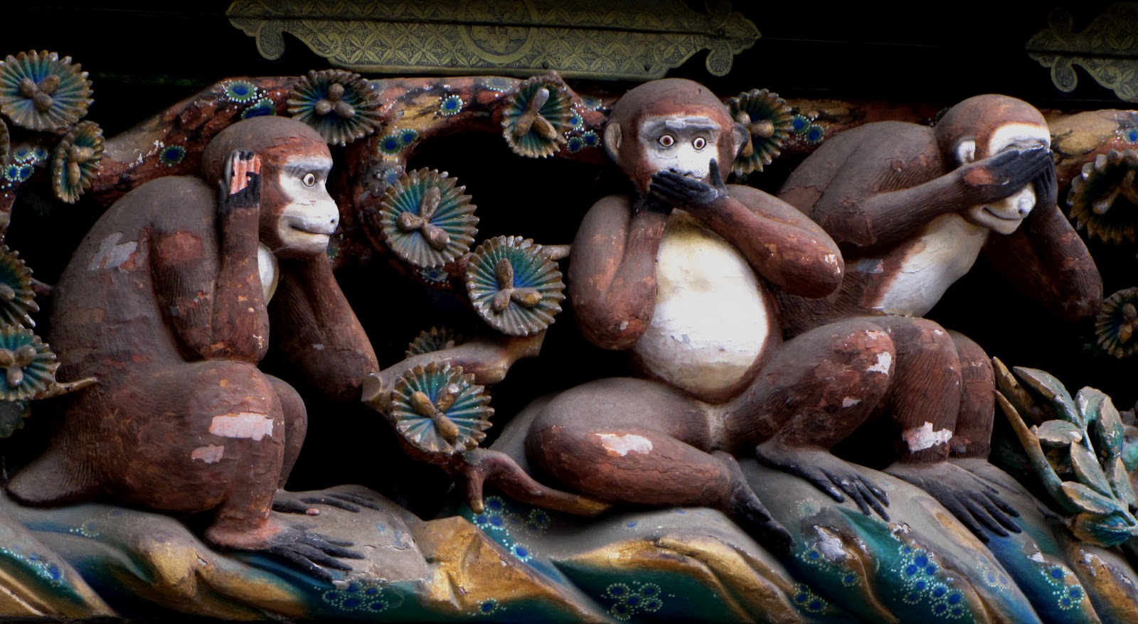 Three Wise Monkeys at Toshogu, Nikko, Tochigi, Nihon | Three wise ...