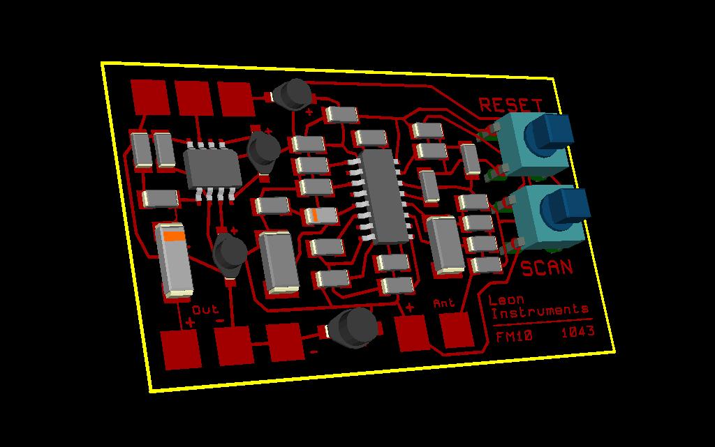 Leon Instruments: Radio FM na TDA7088T