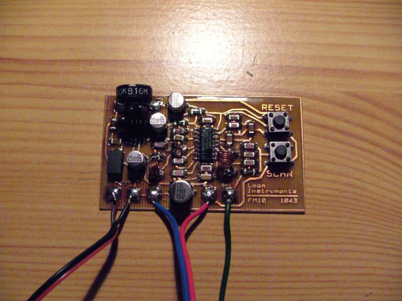 Leon Instruments: Radio FM na TDA7088T