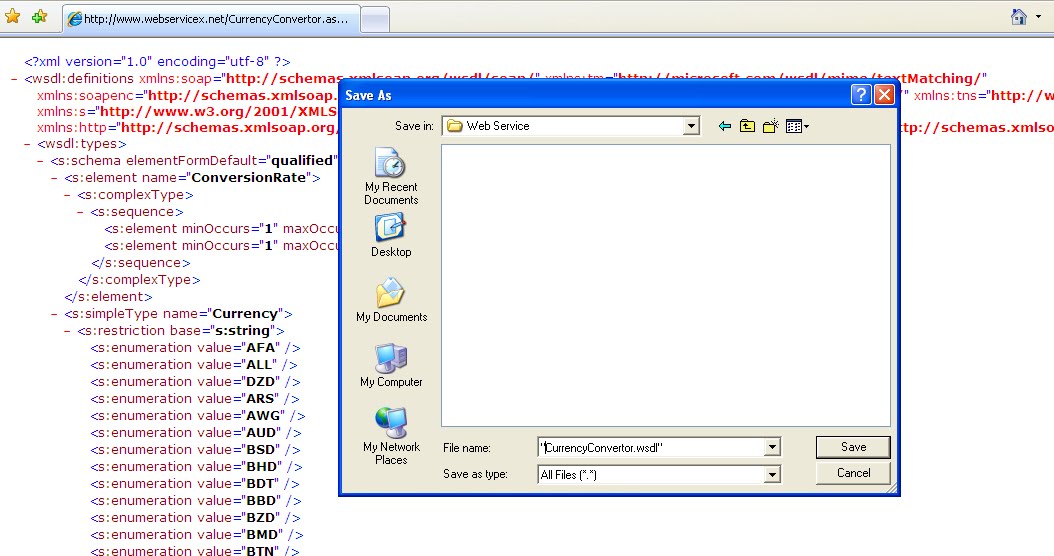 Siebel Mantra: How to test a WSDL if it is working or not?