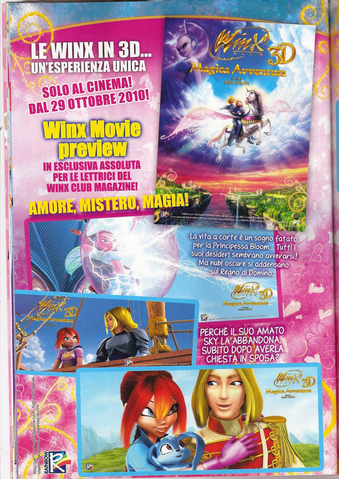 Notícias do 2º filme das Winx