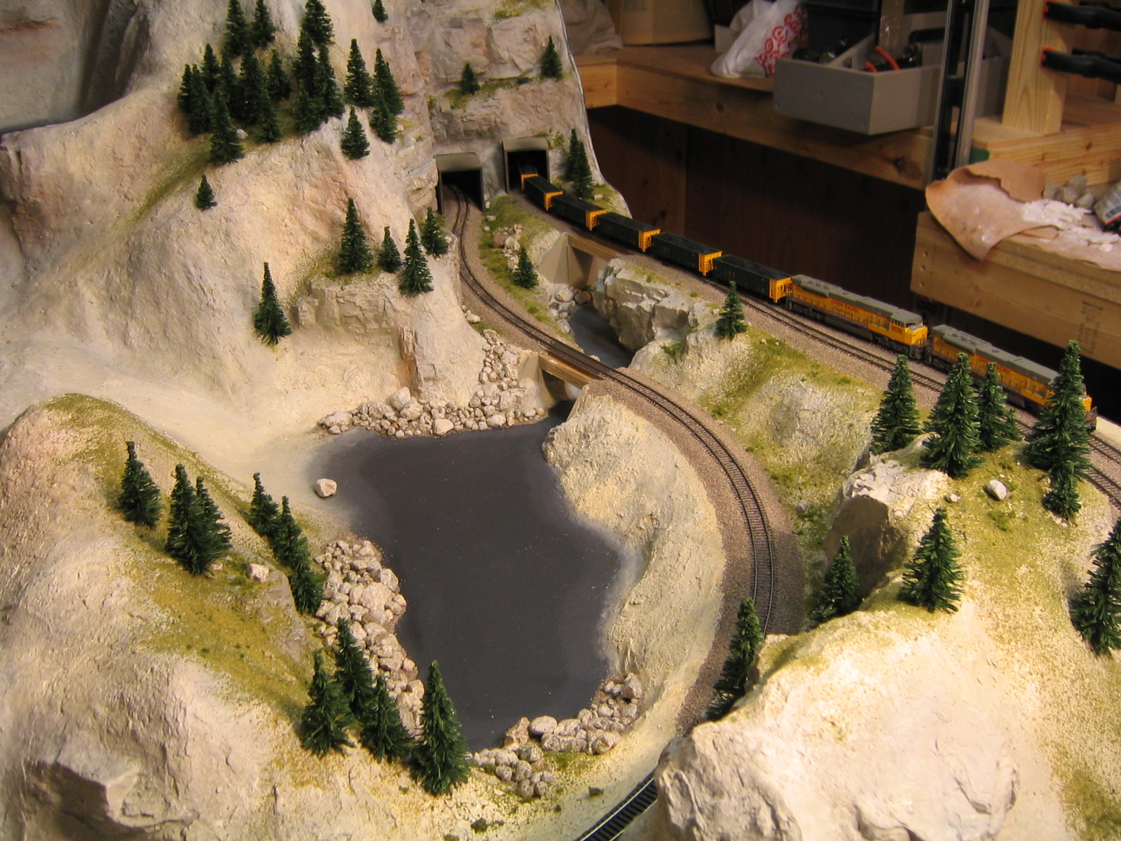 N Scale Addiction: Rocky Mountain Subdivision Model Railroad Photo Series