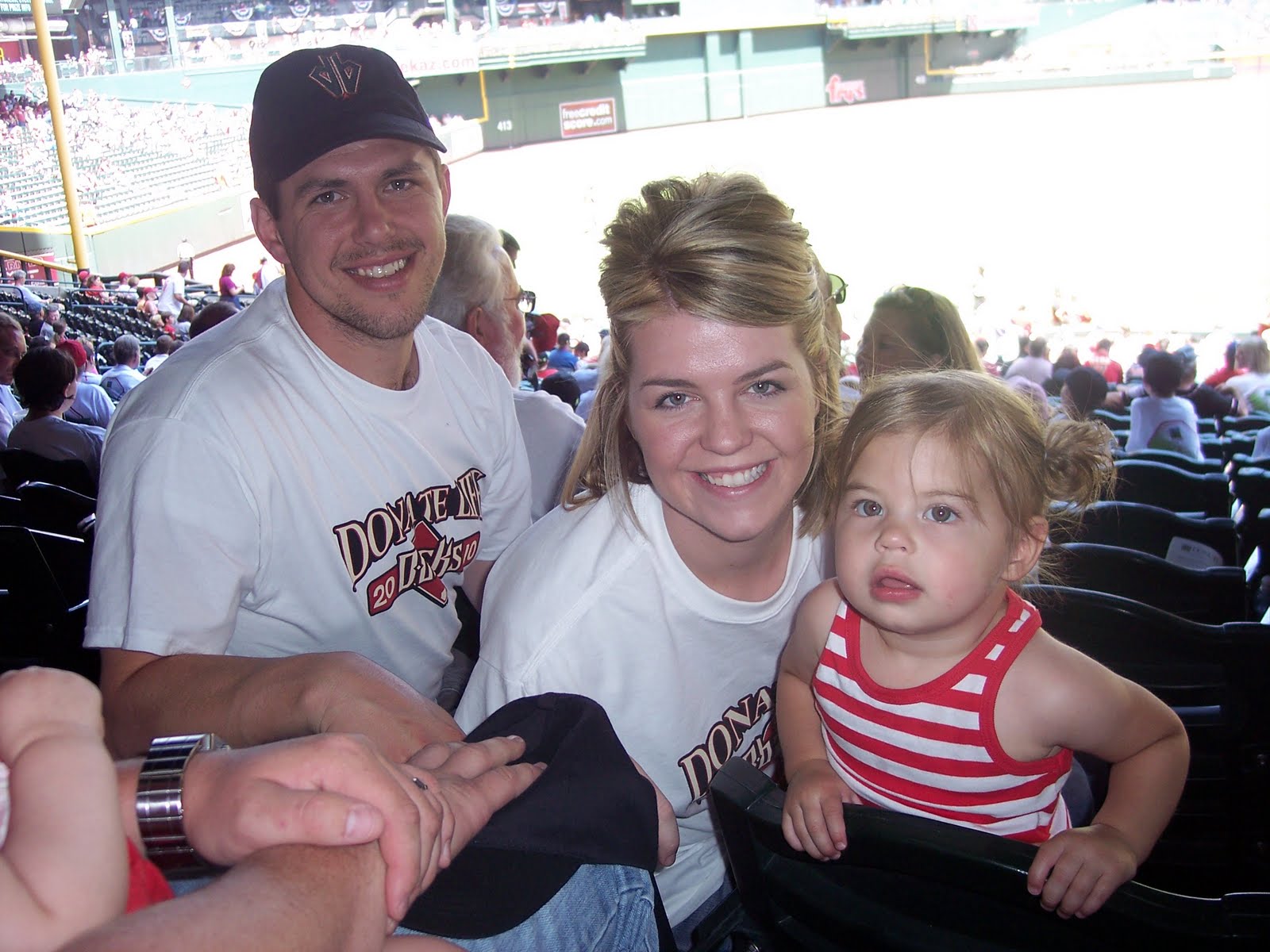 The Scott Family: Diamondbacks Game