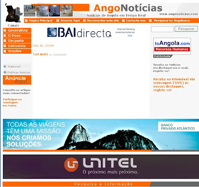 HUKALILILE (Don't cry for me Angola): fevereiro 2010