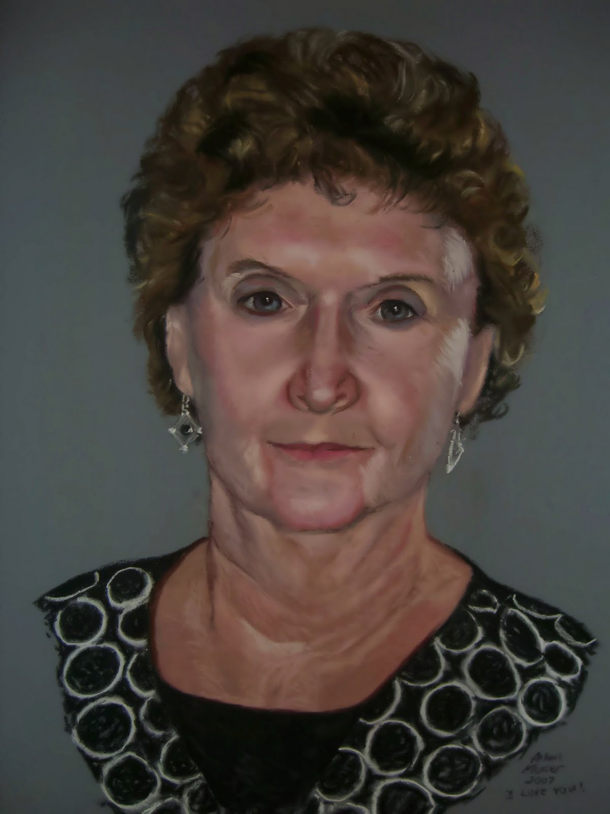 Allan's Art in Arlington: Portrait of my Mom