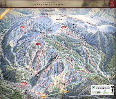 Itty Bitty Betty Blog: Flat Ben Junior Skis at Winter Park/Mary Jane