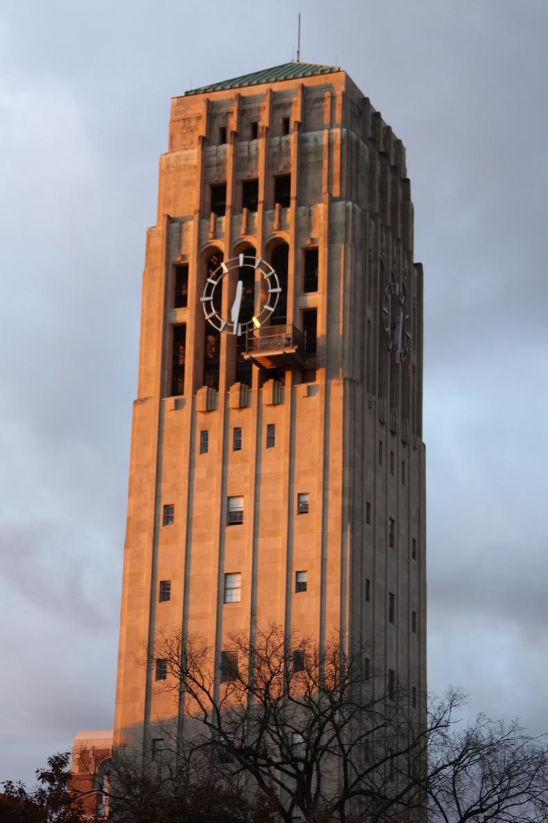Michigan Exposures: The Burton Memorial Tower at Sunset