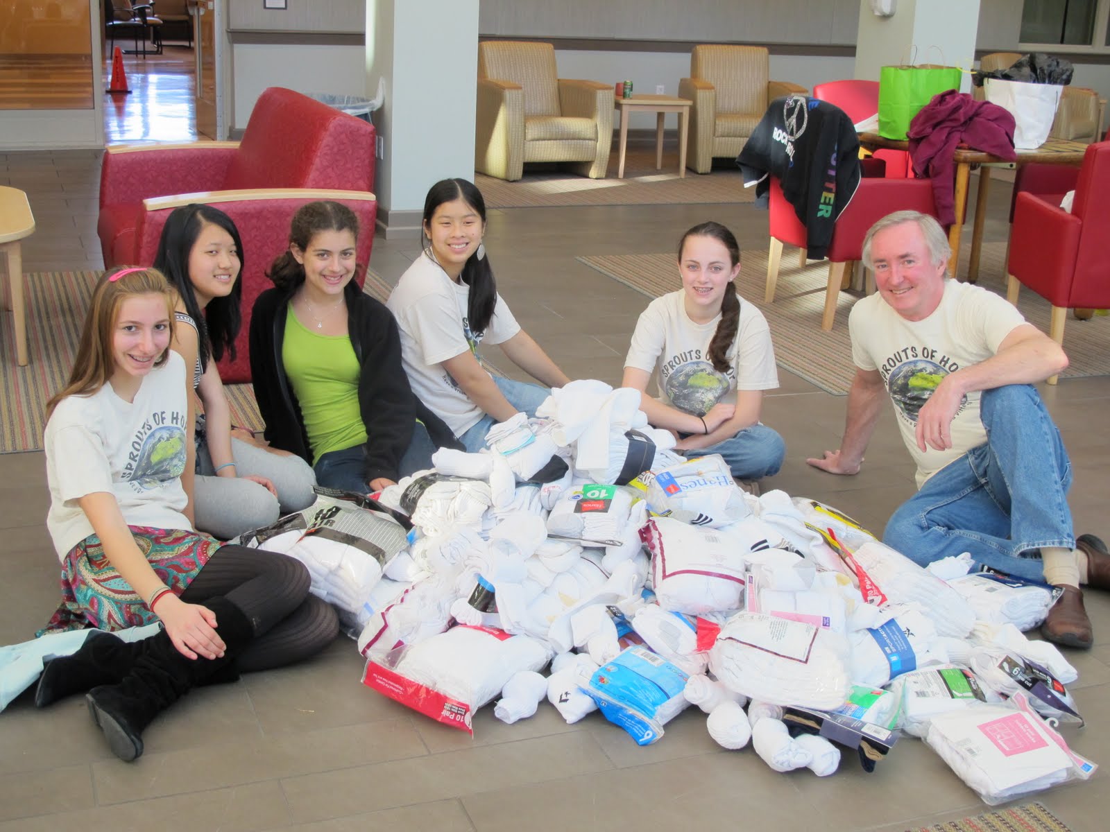 The Sprouts of Hope: Sprouts of Hope: Donating Socks to Help the Homeless