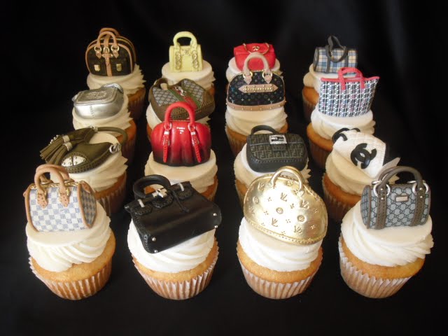 made FRESH daily: Designer Handbag Cupcakes