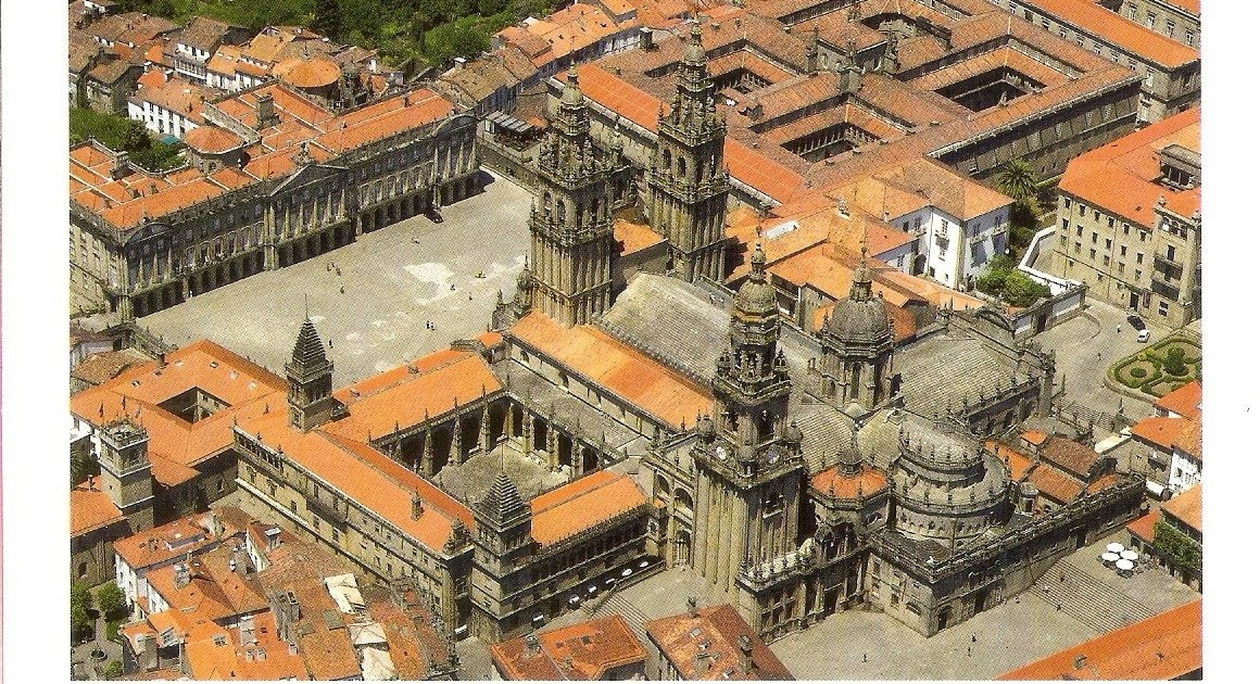 My UNESCO World Heritage Postcards: Spain - Santiago de Compostela (Old ...