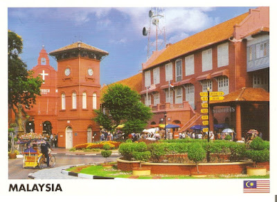 Postcard A La Carte: Malaysia - Melaka - Tan Beng Swee Clock Tower