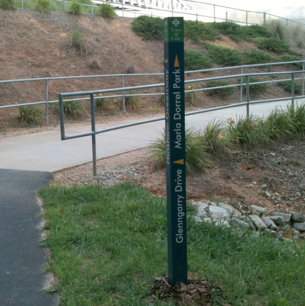 Triangle Bicycle Commuter: New Greenway Signs