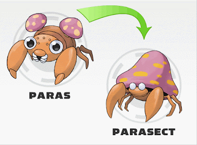 Pokemon Evolução: Evolução Paras