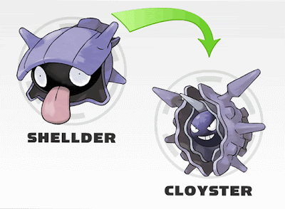 Pokemon Evolução: Evolução Shellder