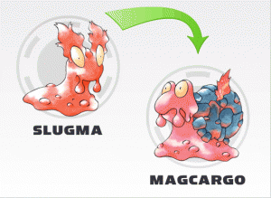 Pokemon Evolução: Evolução Slugma