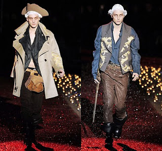 FASHIONABLE CATWALK: JONH GALLIANO. NAPOLEON CATWALK.