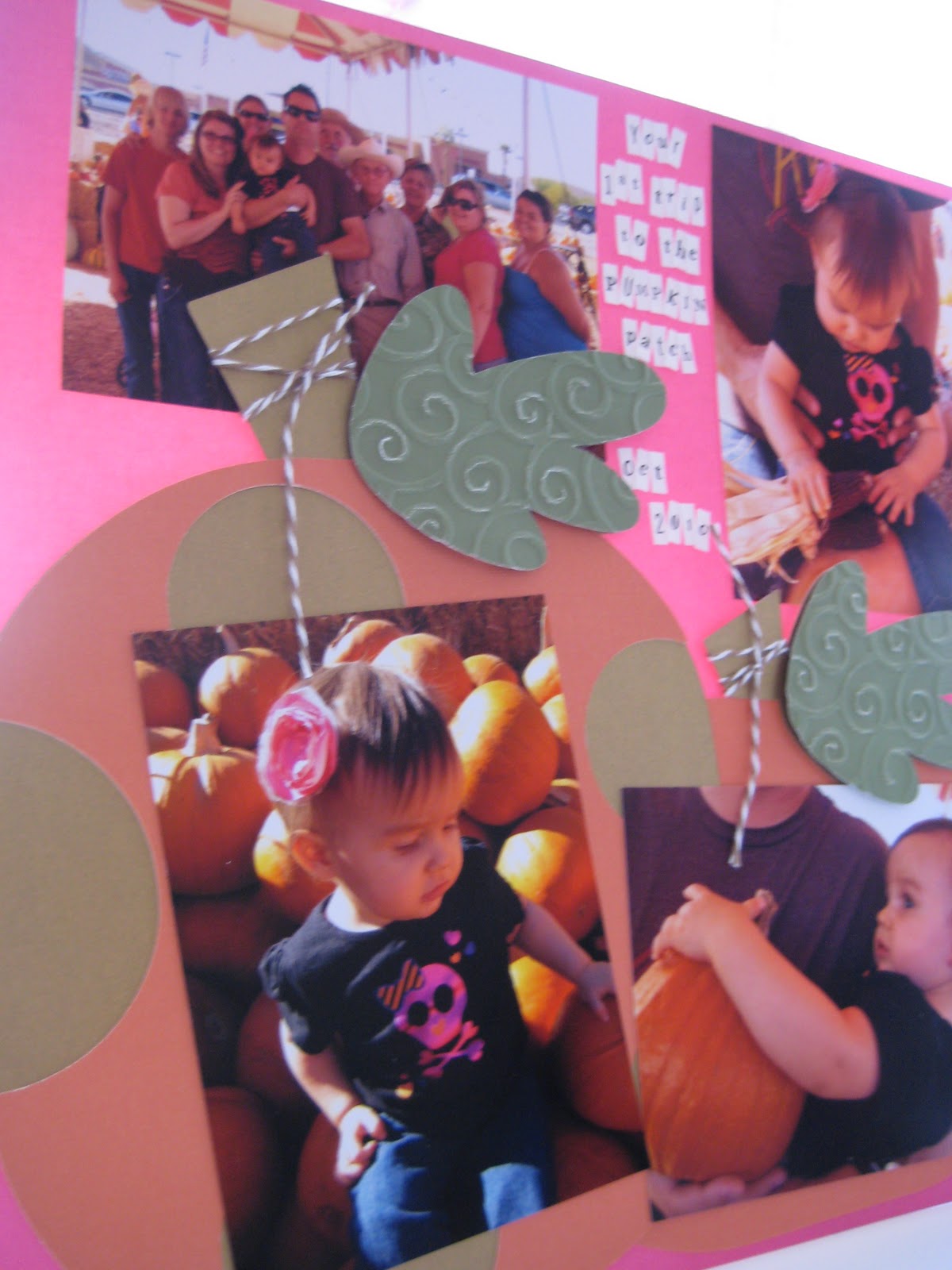 She's a Sassy Lady: Pick of the Patch Scrapbook Layout