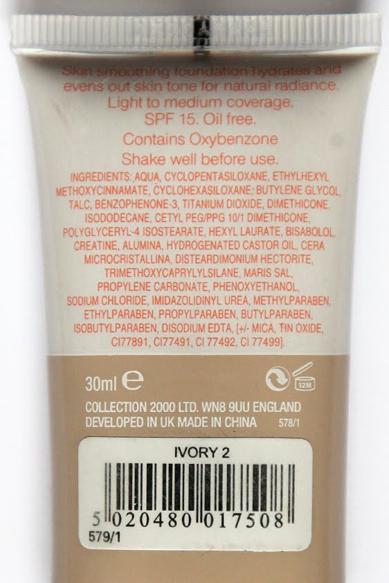 Violet Junkie: Collection 2000 Naturally Radiant Foundation - Review