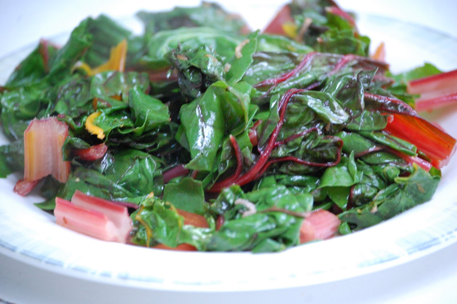 A Girl, A Market, A Recipe: Sauteed Rainbow Chard