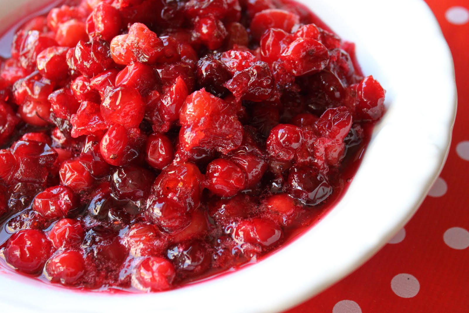 A Girl, a Market, a Meal...: Cranberries in the Snow